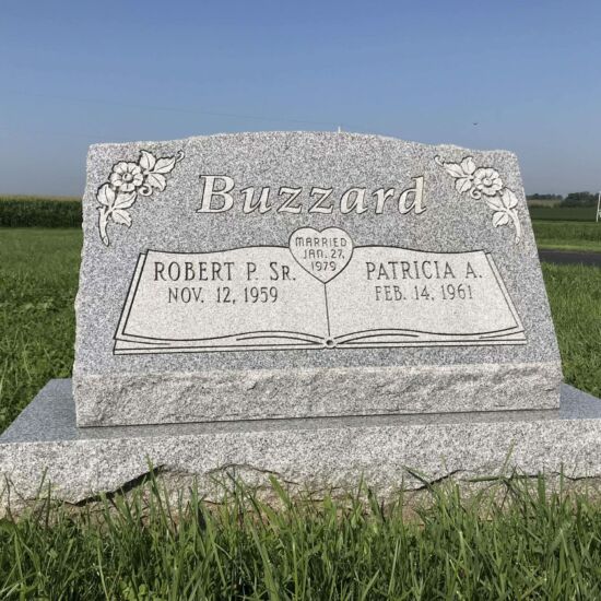 Custom Granite Slant Monuments & Headstones in Pennsylvania - Weaver ...